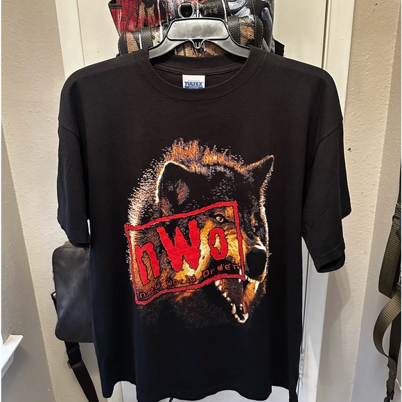 Shirts | Vintage 1998 Wcw Nwo New World Order Wolf Pack Tshirt Mens Xl ...